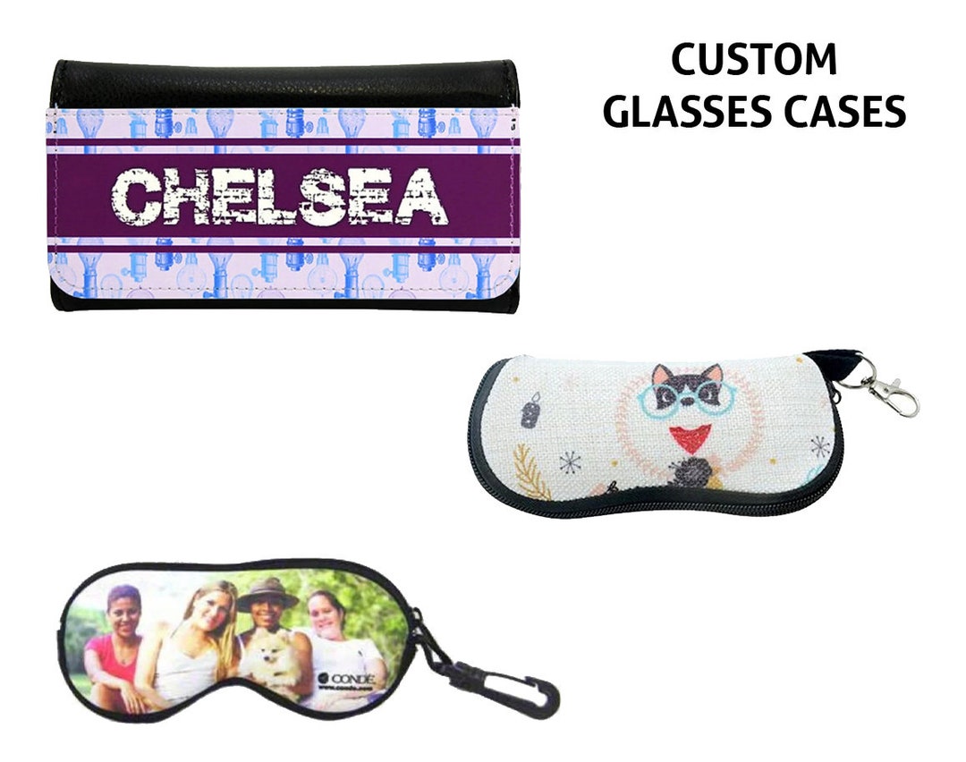 Custom Eye Case / Glasses Case Storage - Personalized Eye Case ...