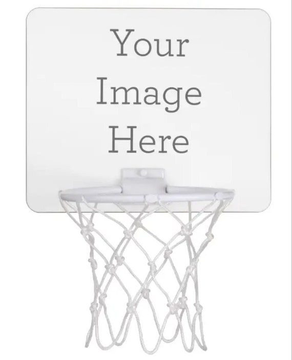 Custom Mini Basketball Hoop / Goal Use Any Design or Photo - Etsy