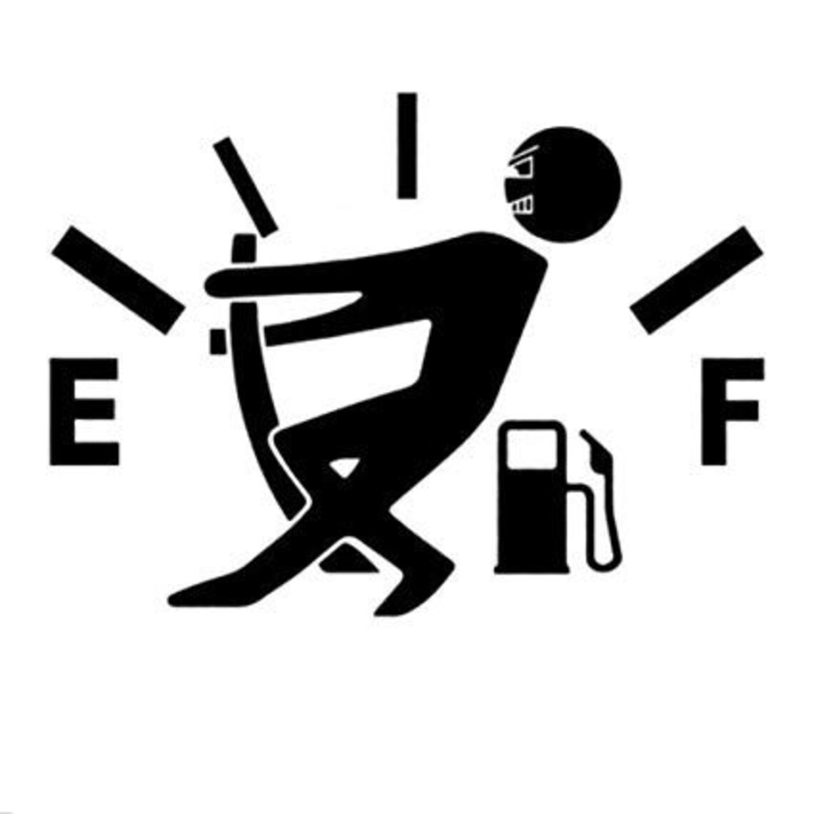 Funny Gas Tank Decal Sticker - Available in Mulitple Sizes and Colors ...