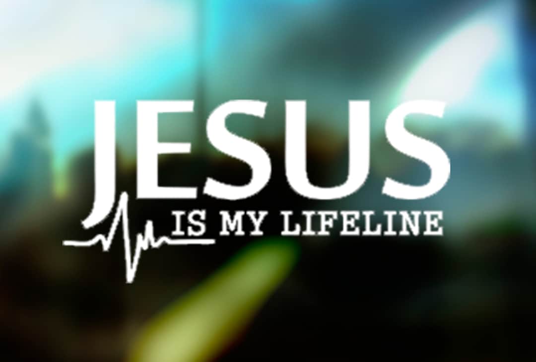 Jesus Lifeline Decal Sticker Available in Mulitple Sizes and Colors for ...