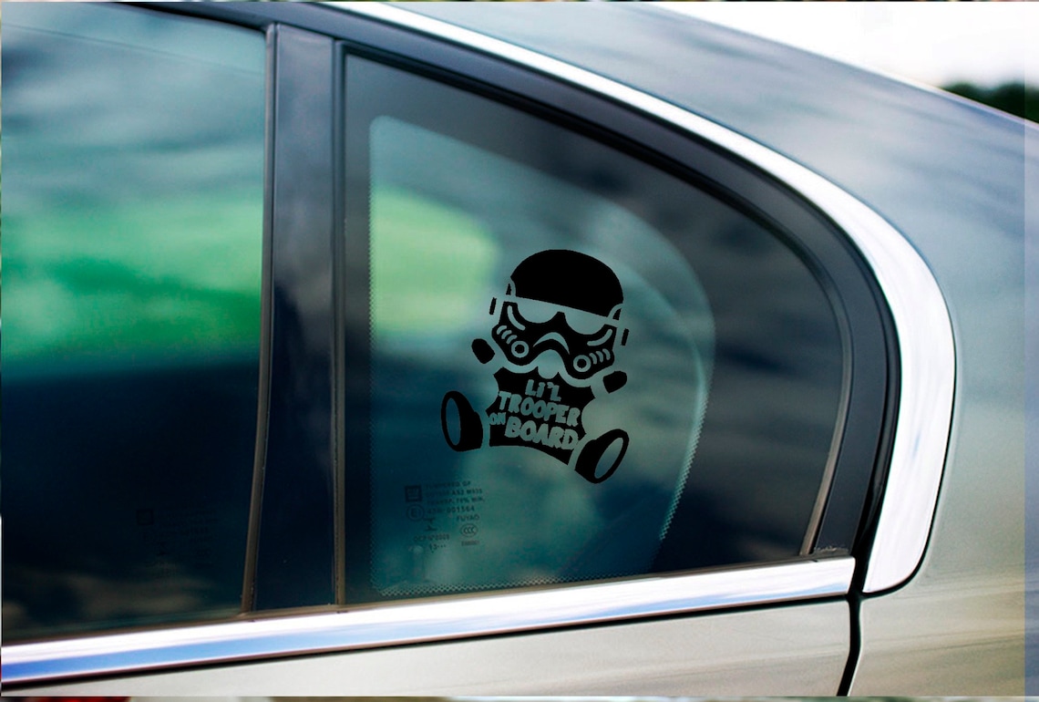 Trooper on Board Decal Sticker Available in Mulitple Sizes - Etsy