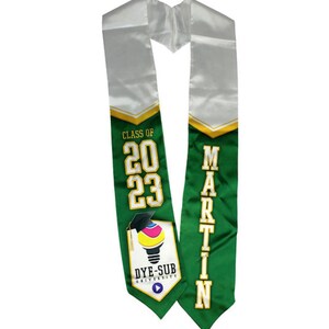 Custom Graduation Stole - Personalized Graduation Stole -photo ...