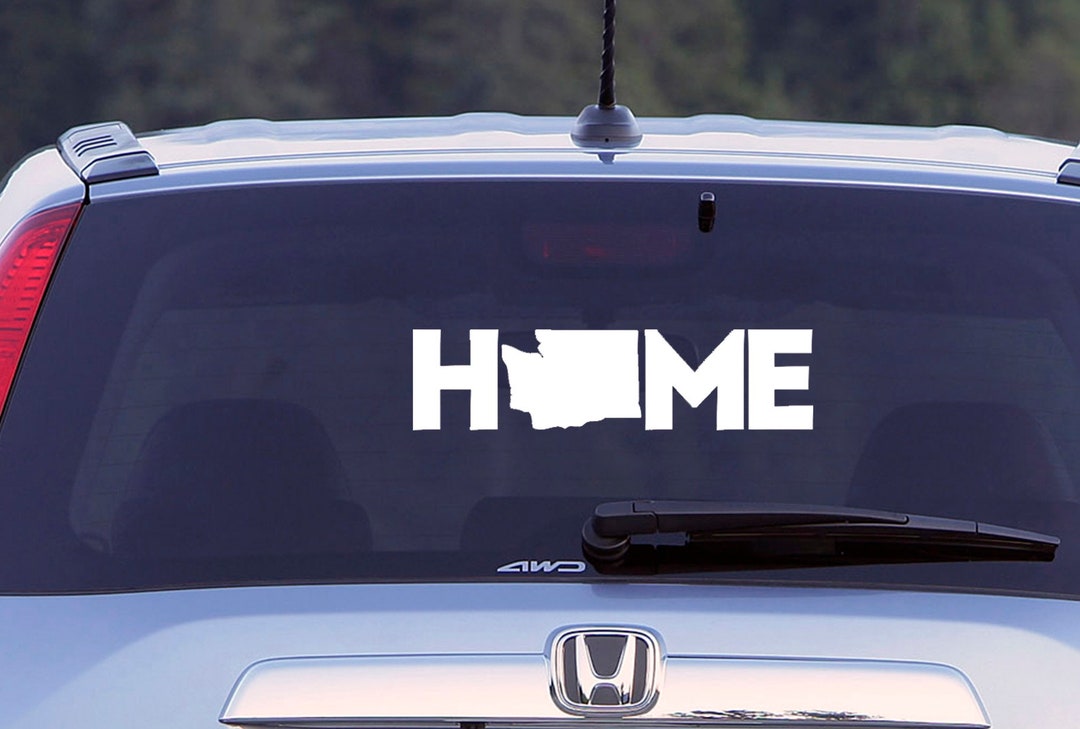 Washington Home Decal Sticker - Available in Mulitple Sizes and Colors ...