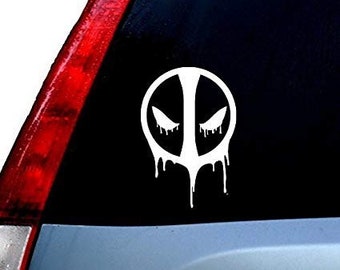 Deadpool Wall Sticker - Etsy