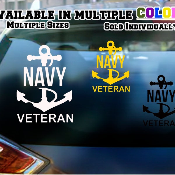 Navy Window Decal - Etsy