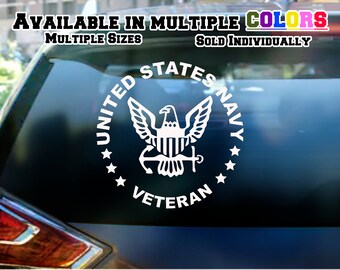 Us Navy Window Decal - Etsy