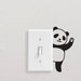 Waving Panda Decal Sticker - Available in Mulitple Sizes and Colors ...