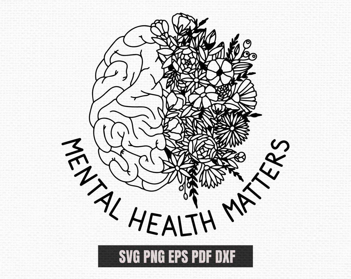 Mental Health Matters Svg Floral Brain Svg Flowers Sv - vrogue.co Mental Health Matters Svg Floral Brain Svg Flowers Sv - vrogue.co