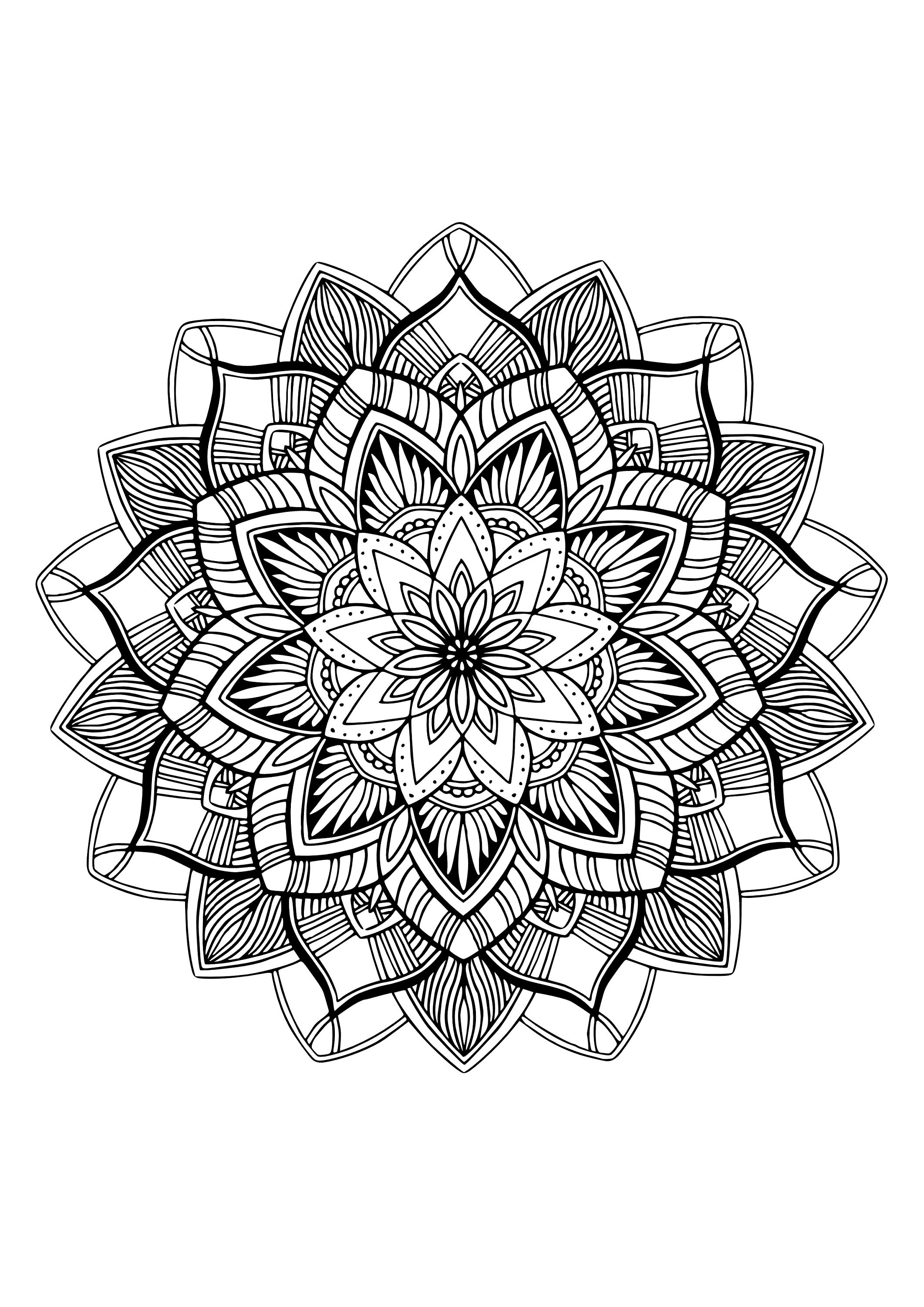 Mandalas to Color - Etsy