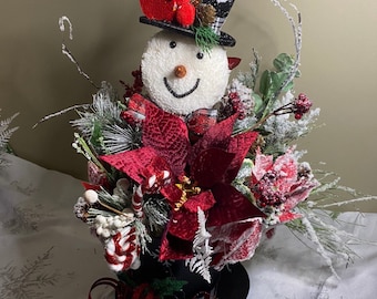 Snowman Table Centerpiece | Etsy