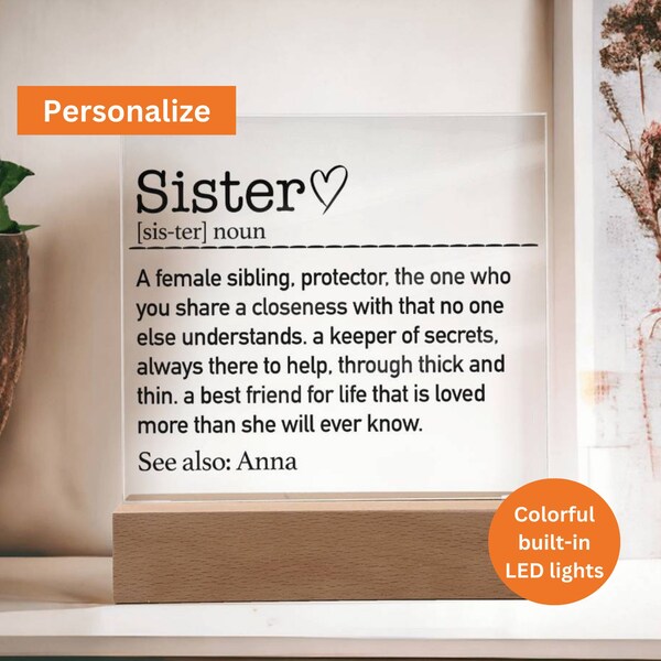 Sister Plaque - Etsy