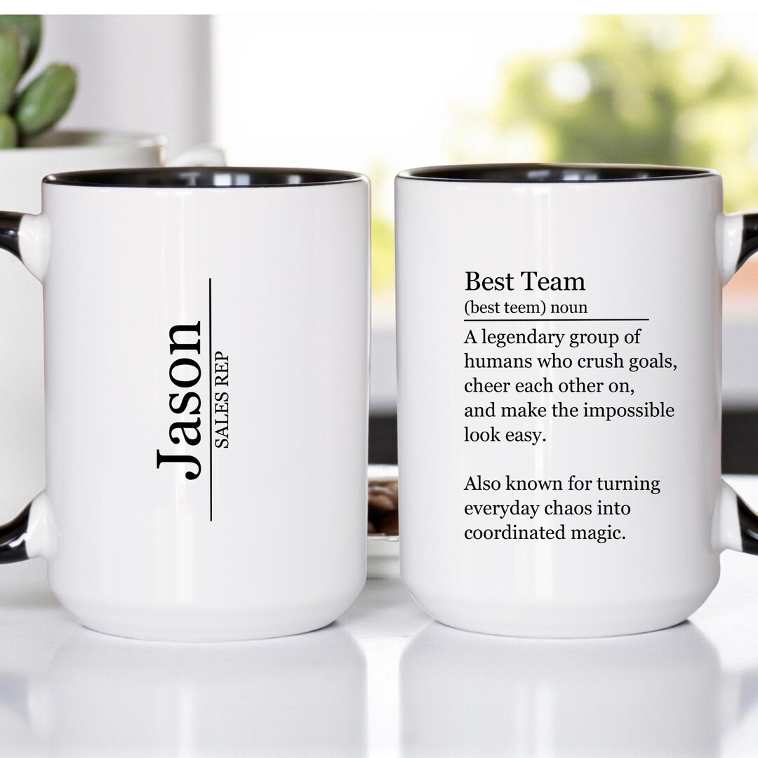 Best Team Mug, Gift for Employees, Team Appreciation, Team Christmas ...