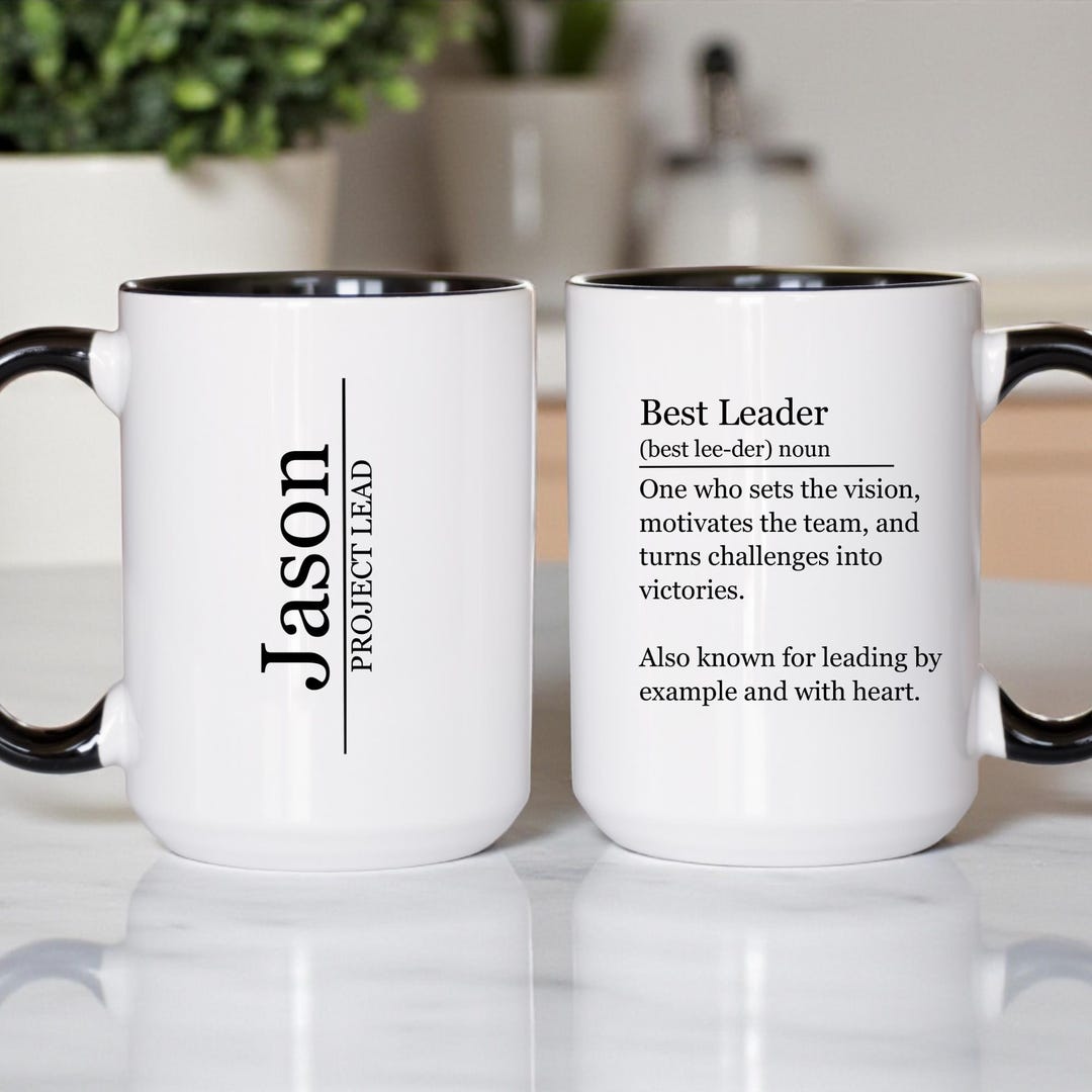Best Leader Mug, Appreciation Gift - Etsy
