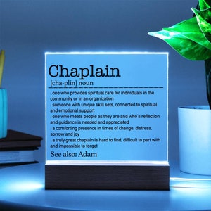 Chaplain Definition Meaning Gift, Custom Chaplain Gift, Army Chaplain ...