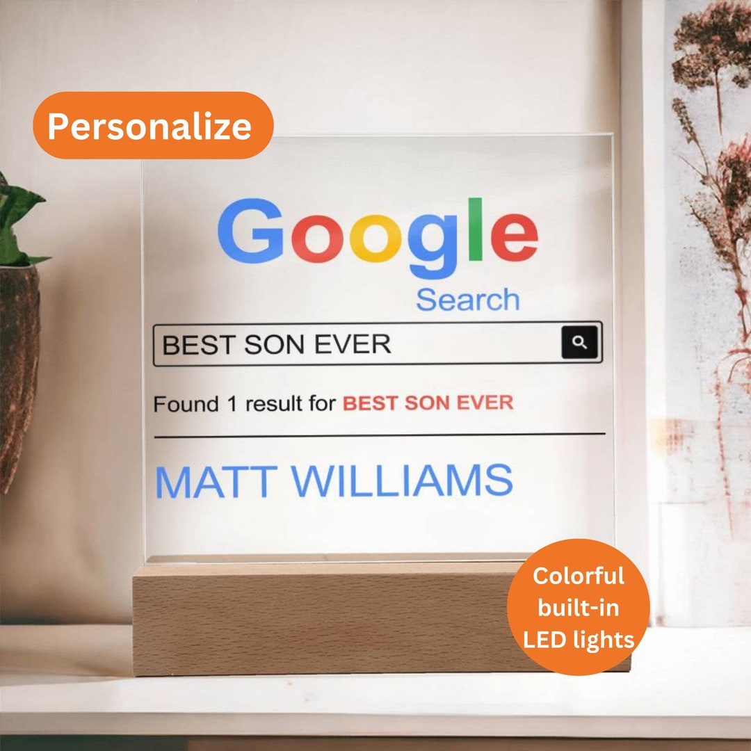 Best Son Ever Gift, Son Gift Plaque, Personalized Son Gift, Best Son ...