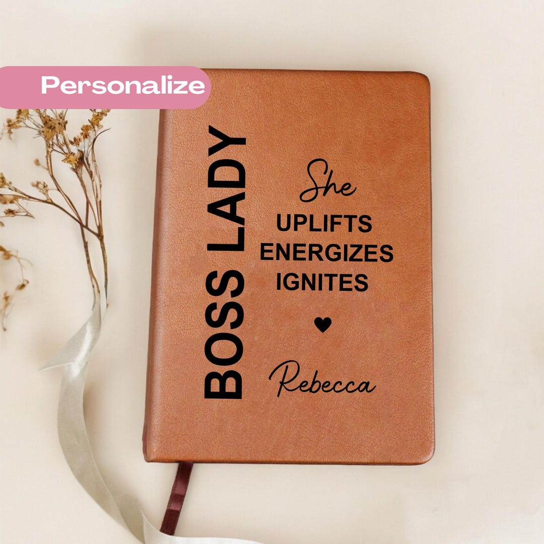Personalized Boss Lady Journal, Boss Lady Gift, Boss Lady Journal ...