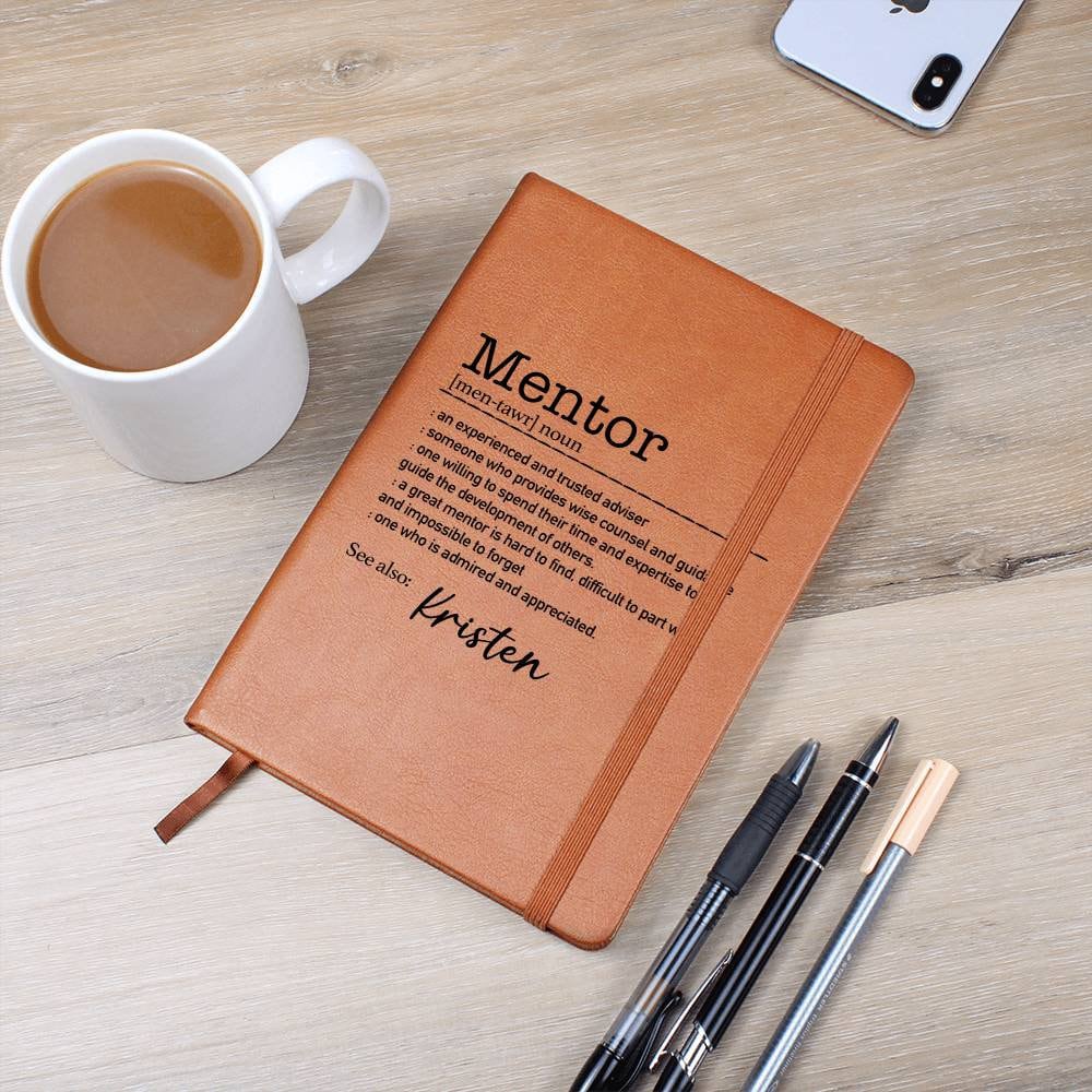 Personalized Mentor Journal, Mentor Definition Meaning Gift, Custom Mentor Gift, Mentor Gift ...