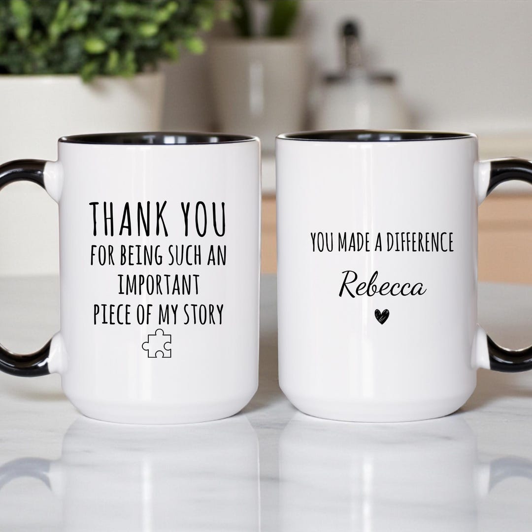 Personalized Appreciation Mug, Teacher Mentor Gift - Etsy