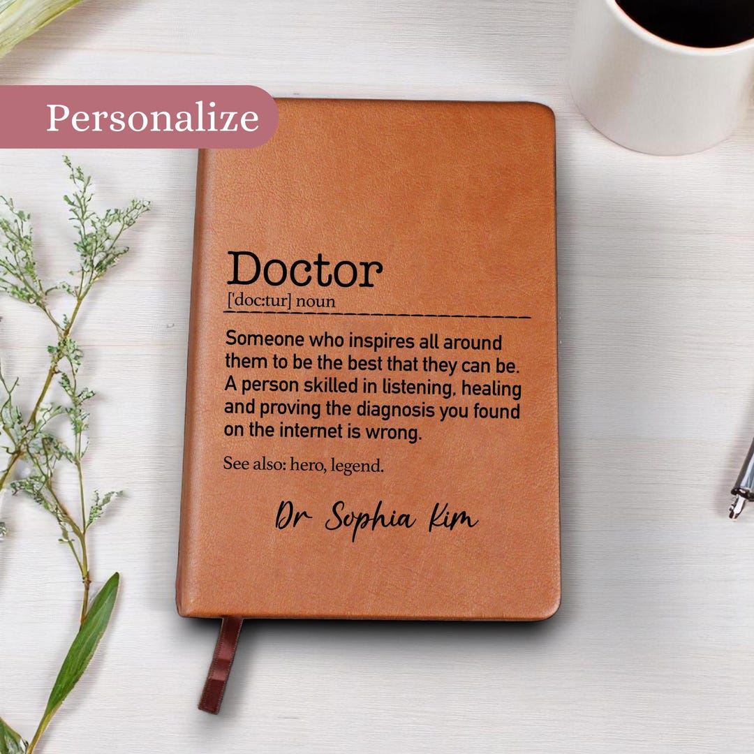 Personalized Doctor Journal, Doctor Journal, Doctor Gift, Doctor ...