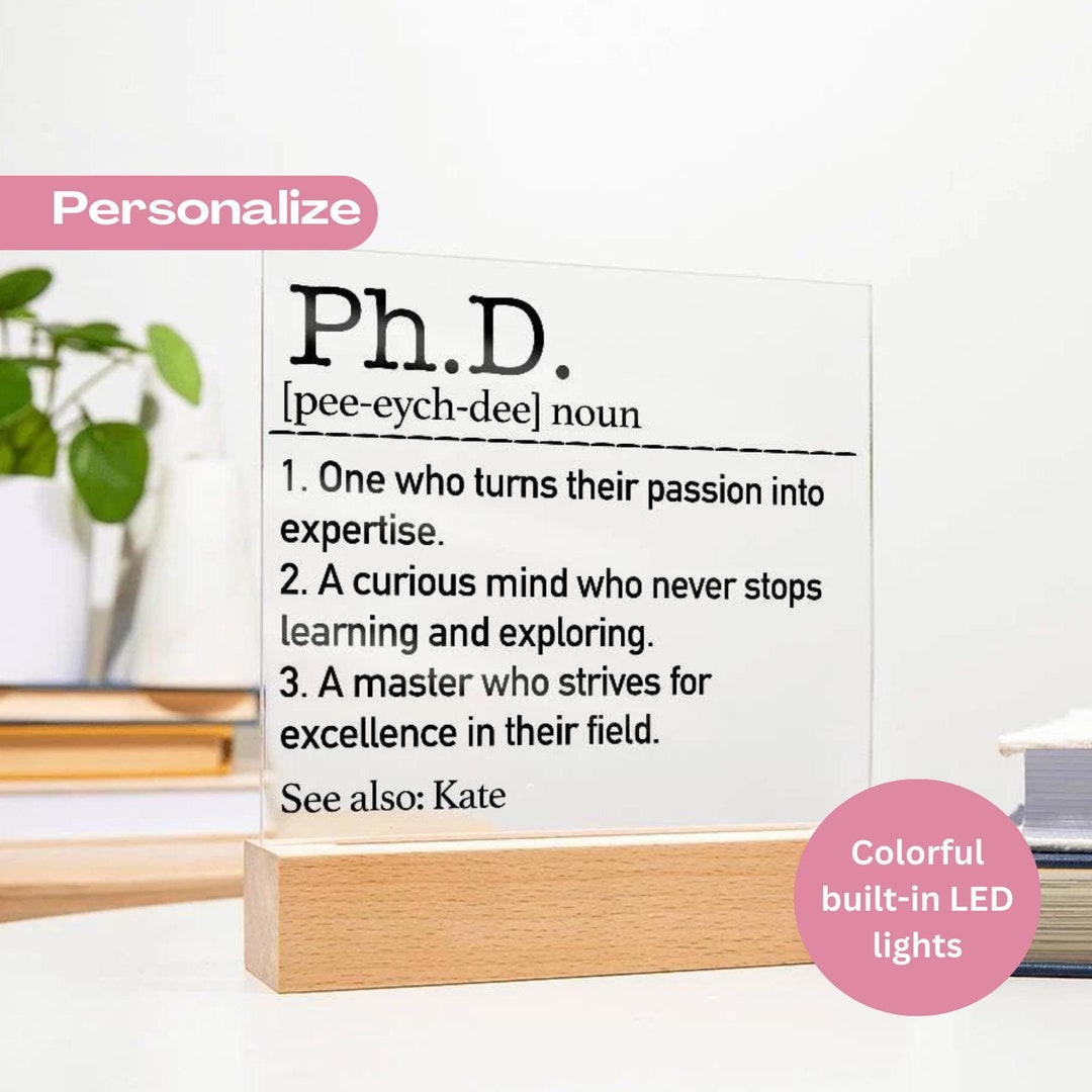 Personalized Ph.d Definition, Ph.d Definition Gift , Ph.d Definition ...
