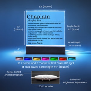 Chaplain Definition Meaning Gift, Custom Chaplain Gift, Army Chaplain ...