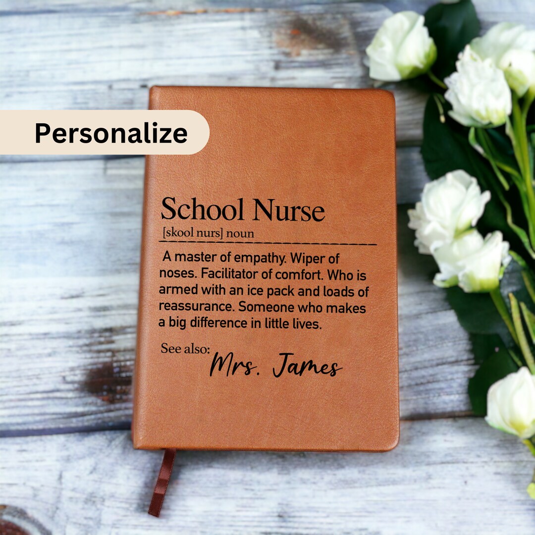 Personalized School Nurse Gift, School Nurse Journal, Gift for School ...