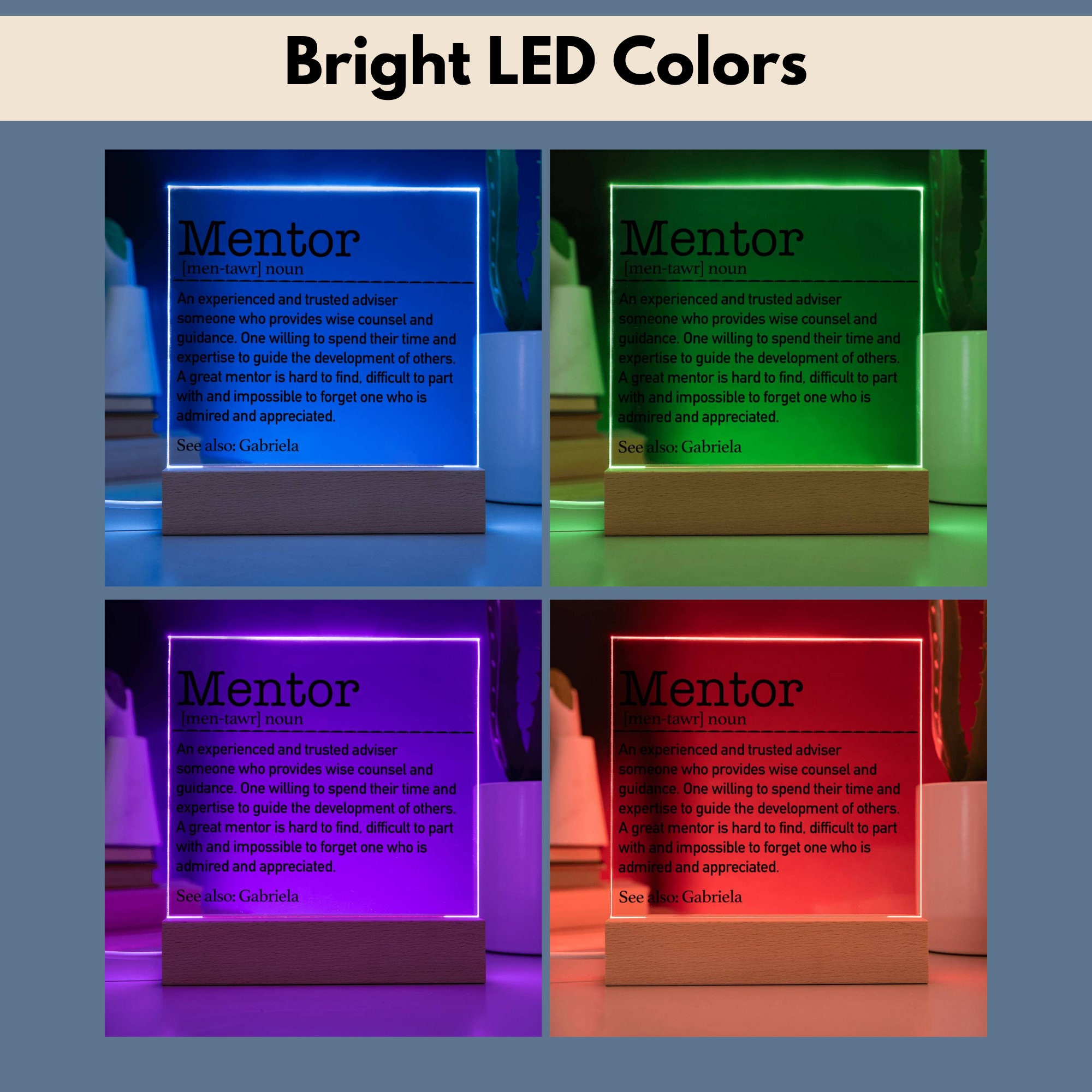 Personalized Mentor Definition, Mentor Definition Meaning Gift, Custom Mentor Gift, Mentor Gift ...