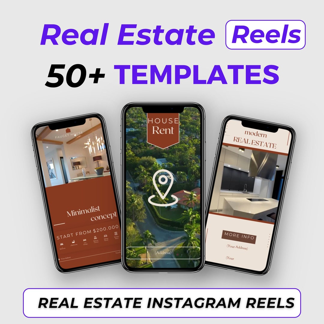Real Estate Instagram Reels Templates - Etsy