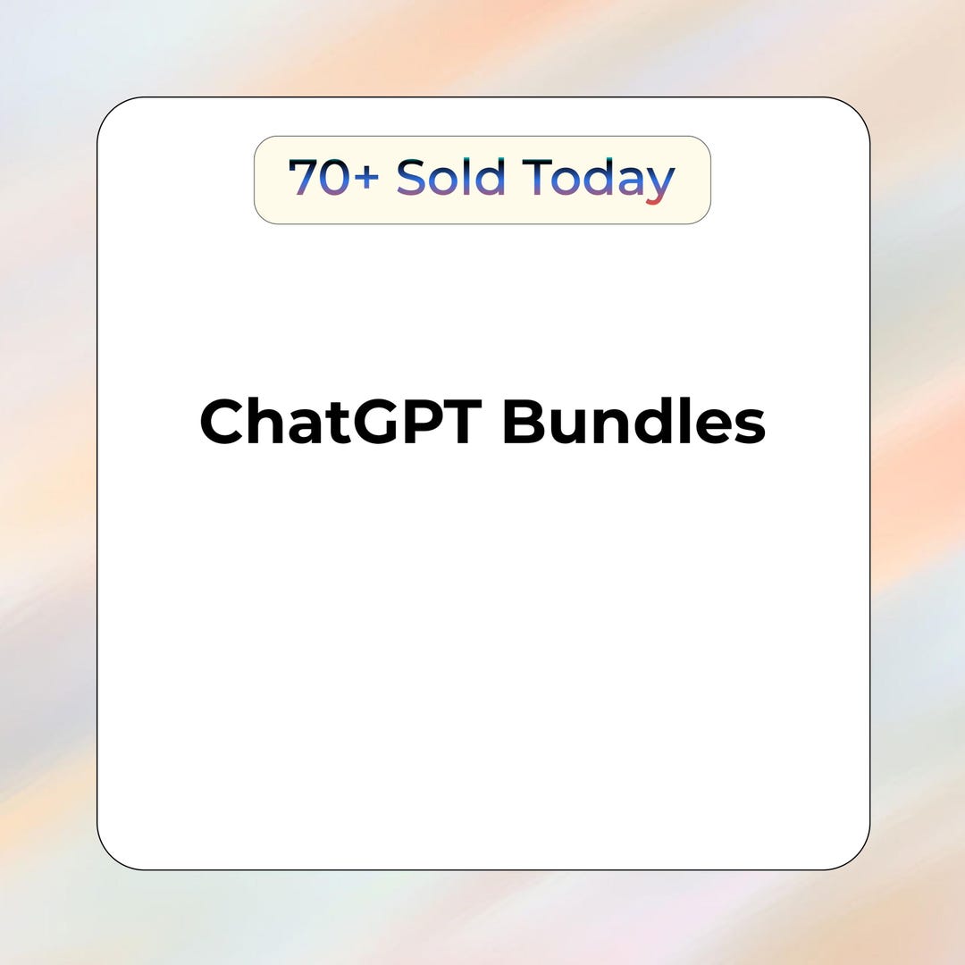 Chatgpt Bundles | 10,000+ AI Prompts for Business, Marketing, Content ...