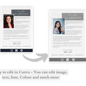 Neighbour Agent Introduction Letter | Real Estate Introduction Flyer ...