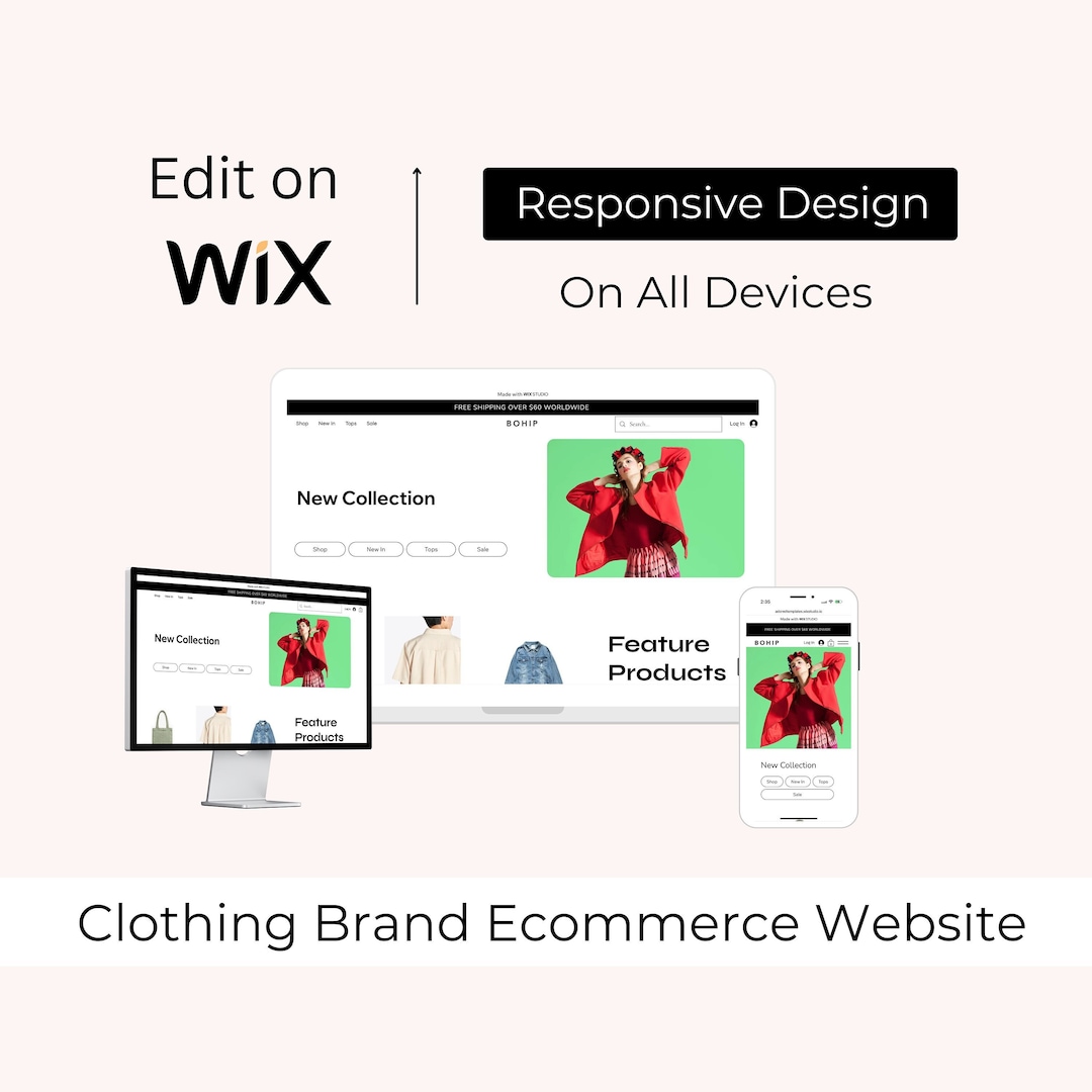 Clothing Brand - Wix Ecommerce Website, Wix Online Store Theme ...