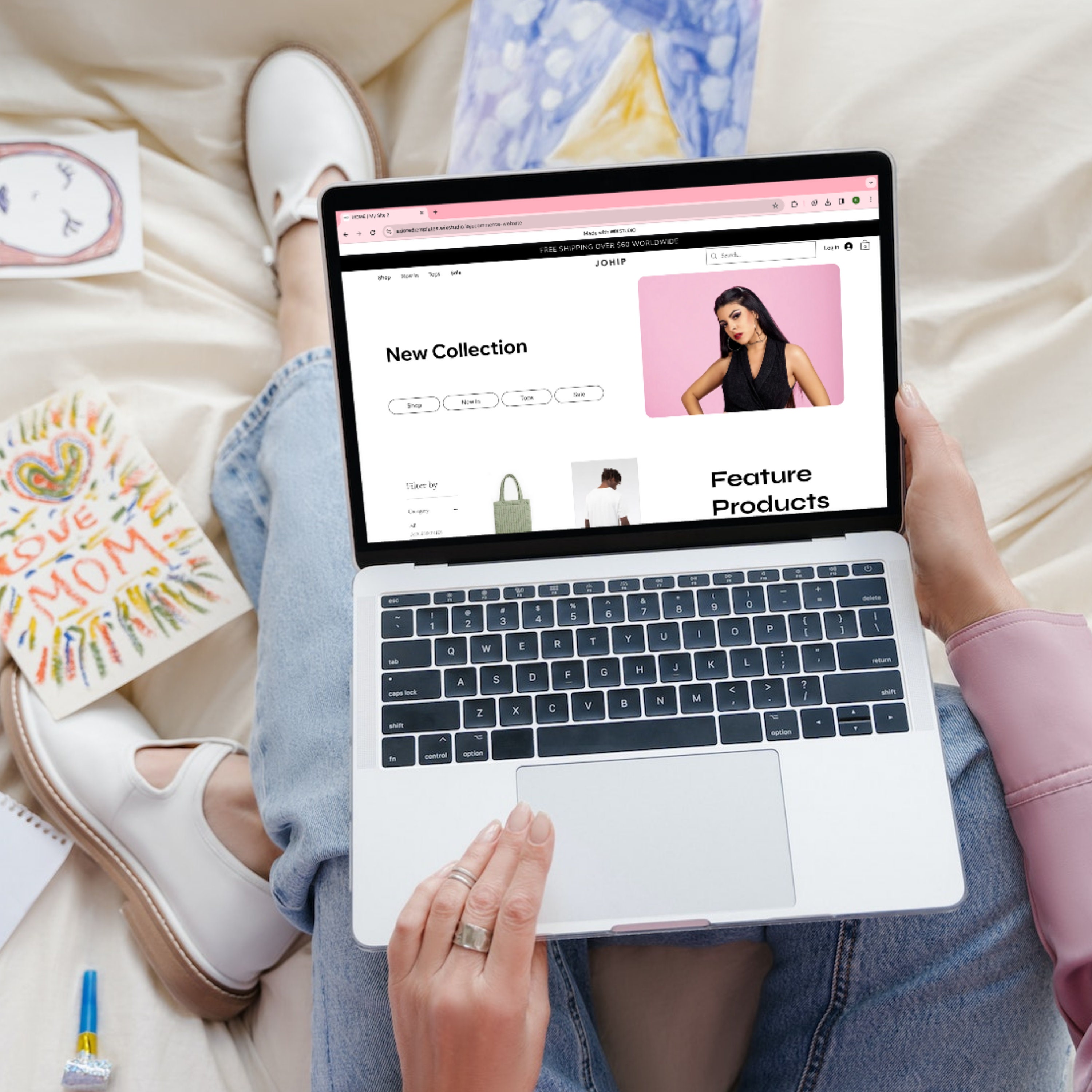 Wix E-commerce Website Template, Online Store Theme - Etsy