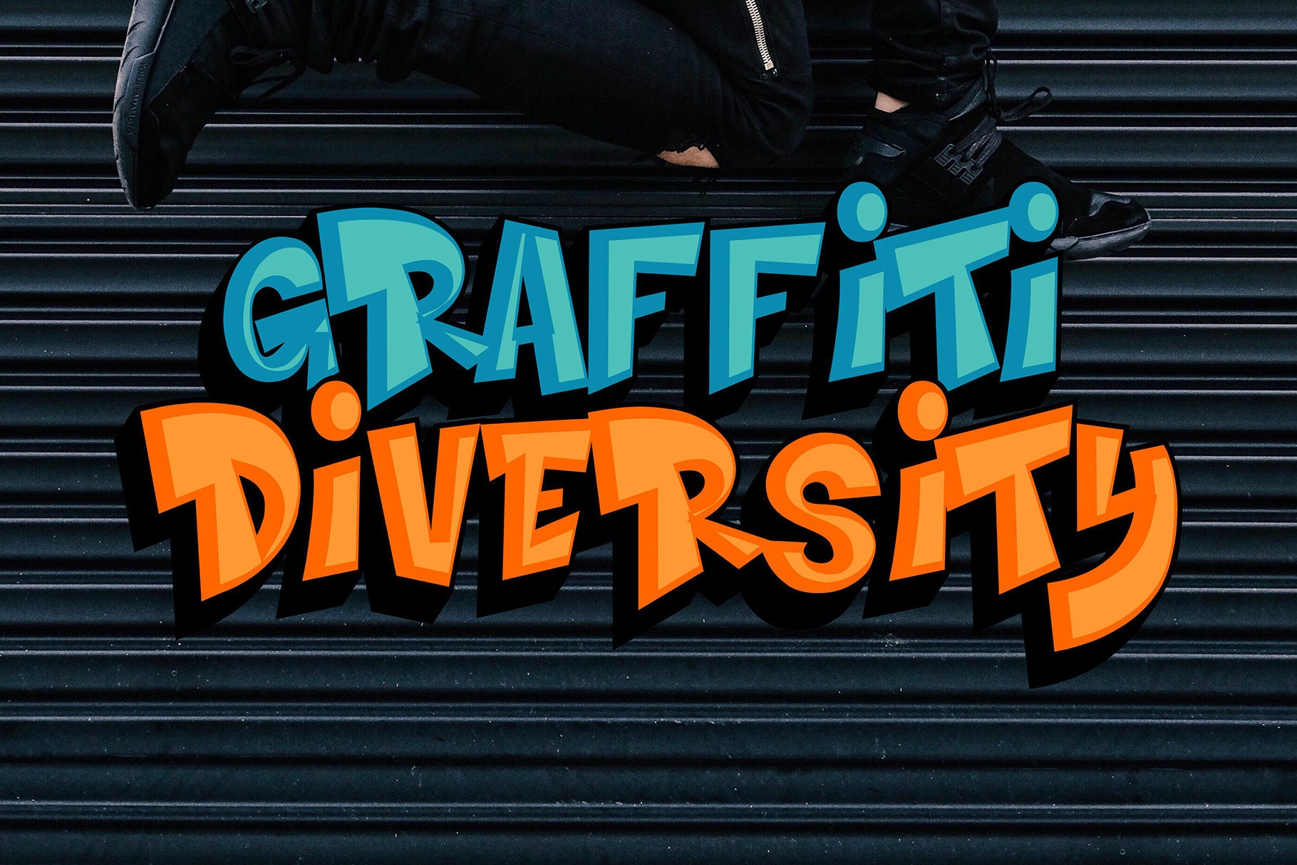 Graffix Impact Graffiti Font 3d Layered Graffiti Logo - Etsy