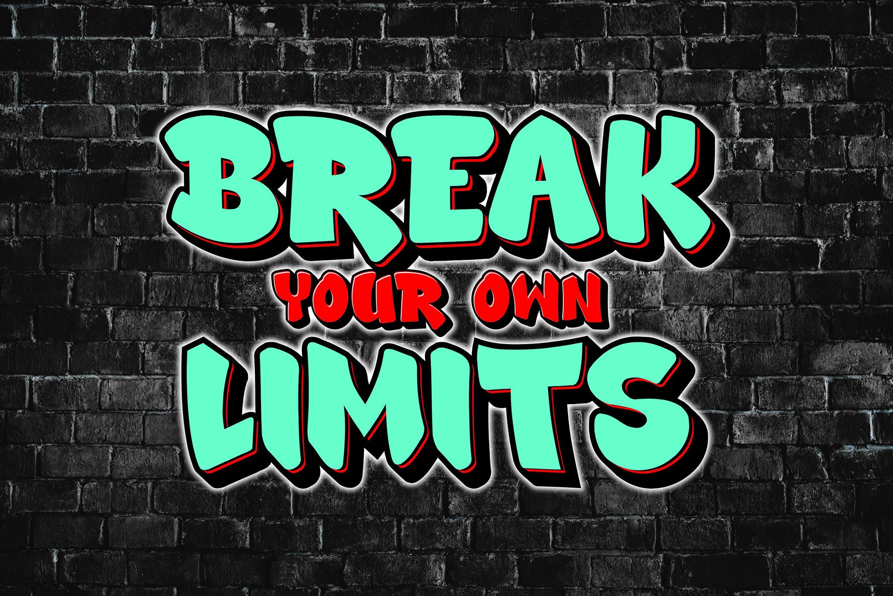 Urban Crazy Graffiti Font, 3d Layered Graffiti, Logo Font, Canva Font ...