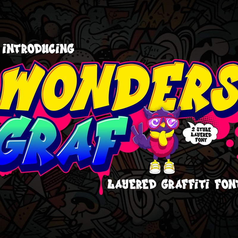 Layered Fonts Svg - Etsy