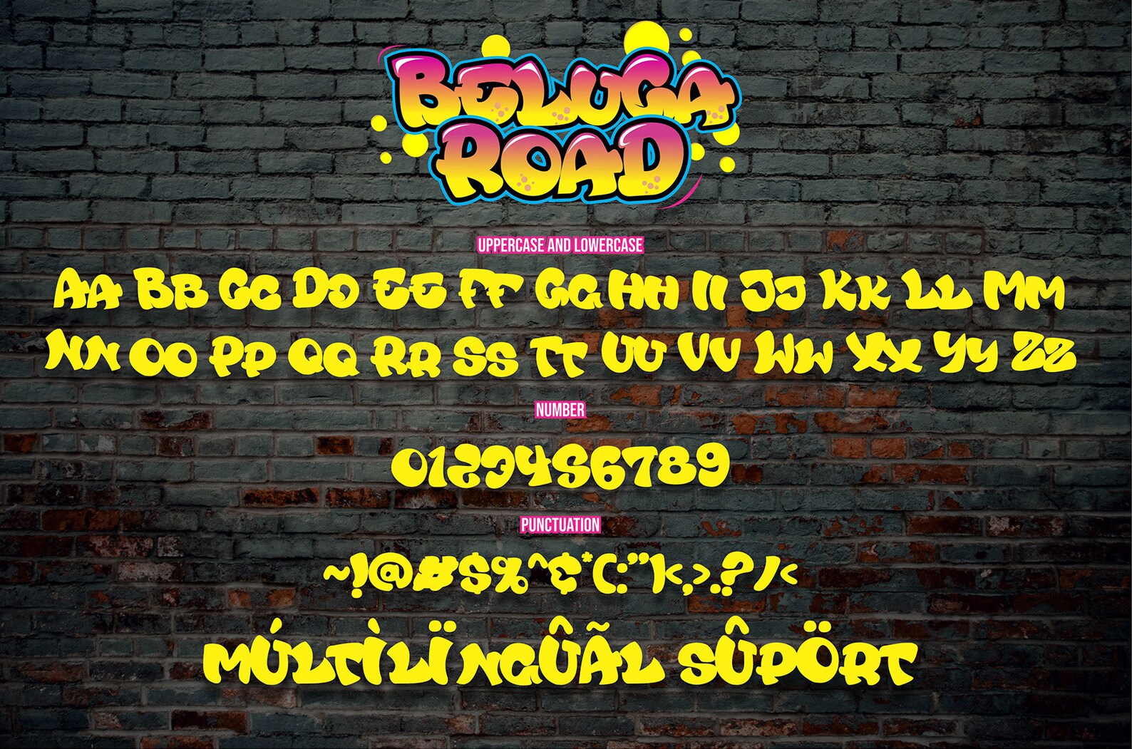 Beluga Road Graffiti Font, Vintage Font, Logo Font, Canva Font ...