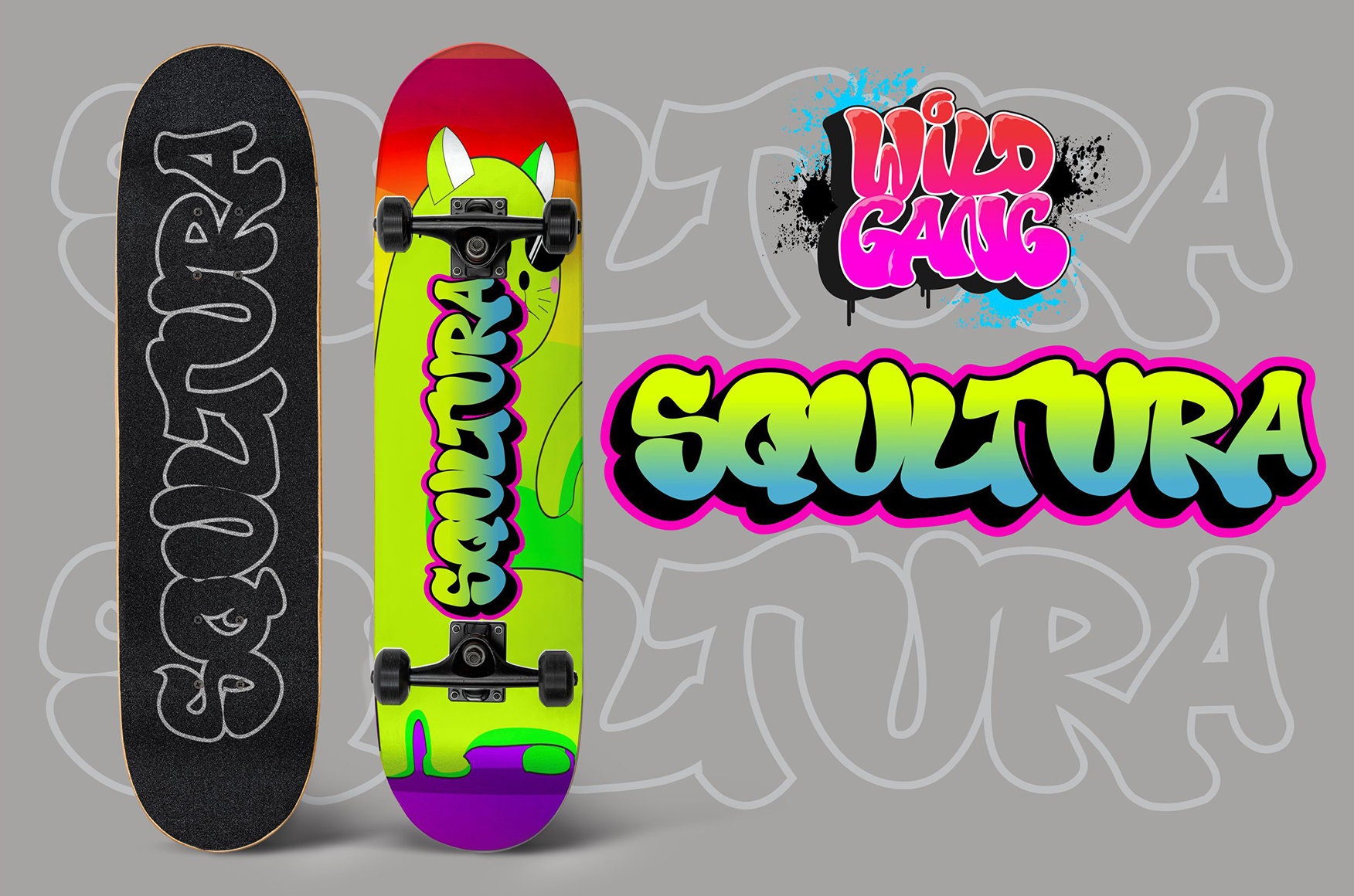 Wild Gang Graffiti Font, Vintage Font, Logo Font, Canva Font, Branding ...