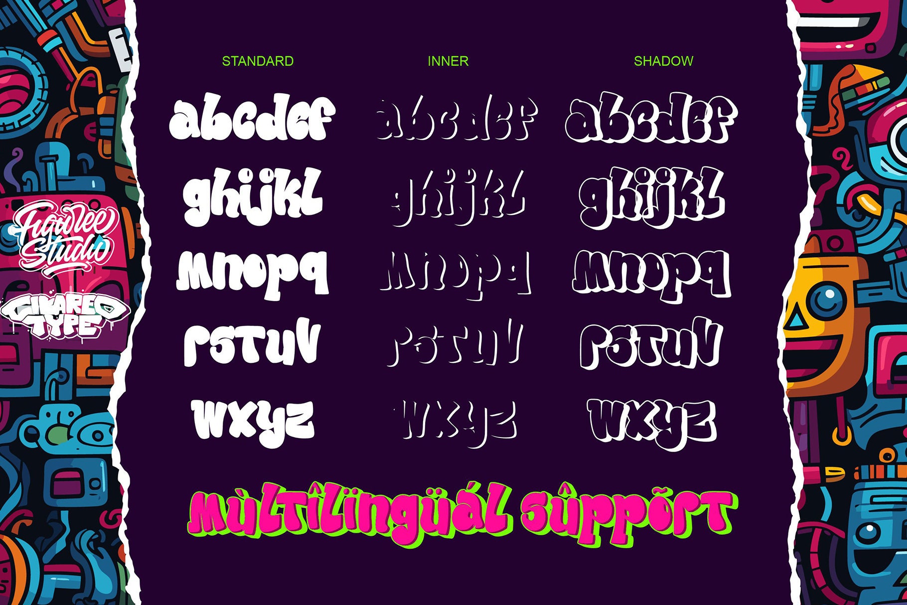 Urban Maxim Graffiti Font, 3d Layered Graffiti, Logo Font, Canva Font ...