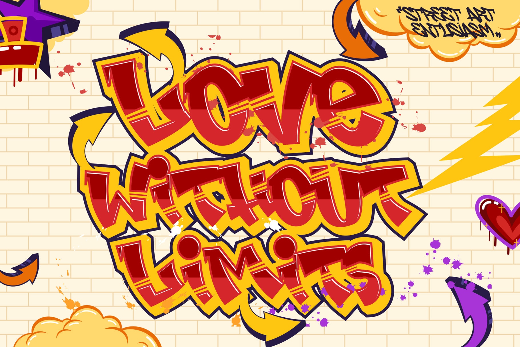 Graff Tales Graffiti Font: Urban Street Art (OTF, TTF, WOFF) - Etsy