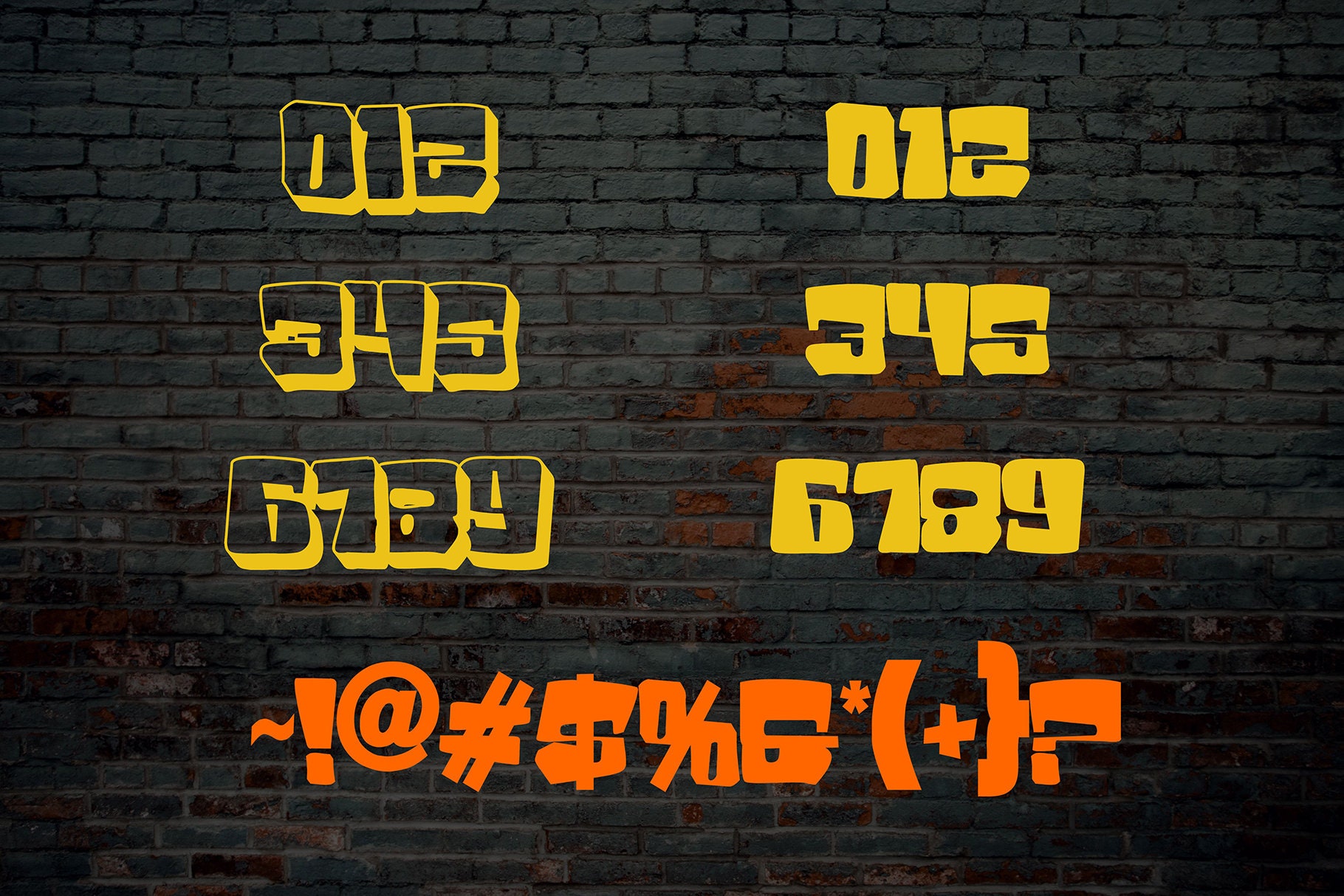 Badge Robo Graffiti Font, 3d Layered Graffiti, Logo Font, Canva Font ...