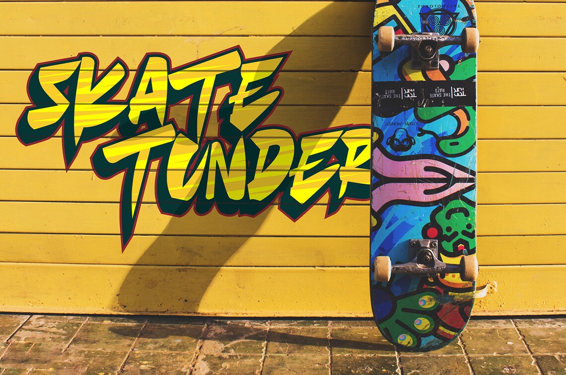 Wolf Fangs Graffiti Font, Vintage Font, Logo Font, Street Art, Branding ...