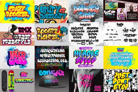 3d Graffiti Font Free