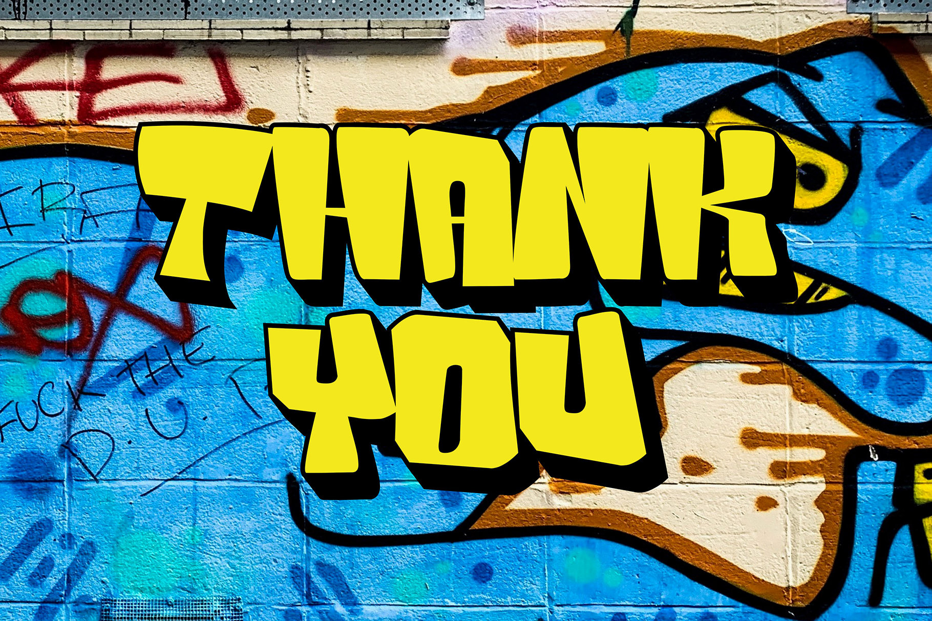 Badge Robo Graffiti Font, 3d Layered Graffiti, Logo Font, Canva Font ...