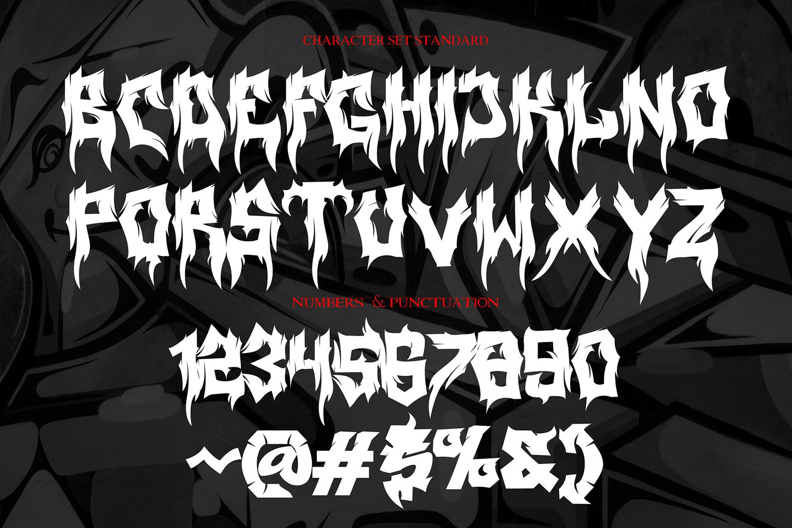 Foxes Storm - Graffiti Font, Metal Graffiti, Rock Font, Black Metal ...