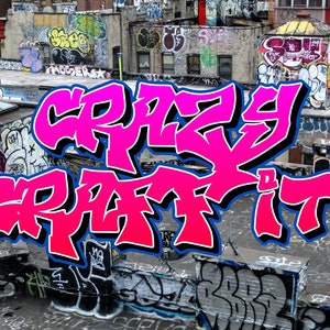 Big King Graffiti Font: Urban Display Font - Etsy