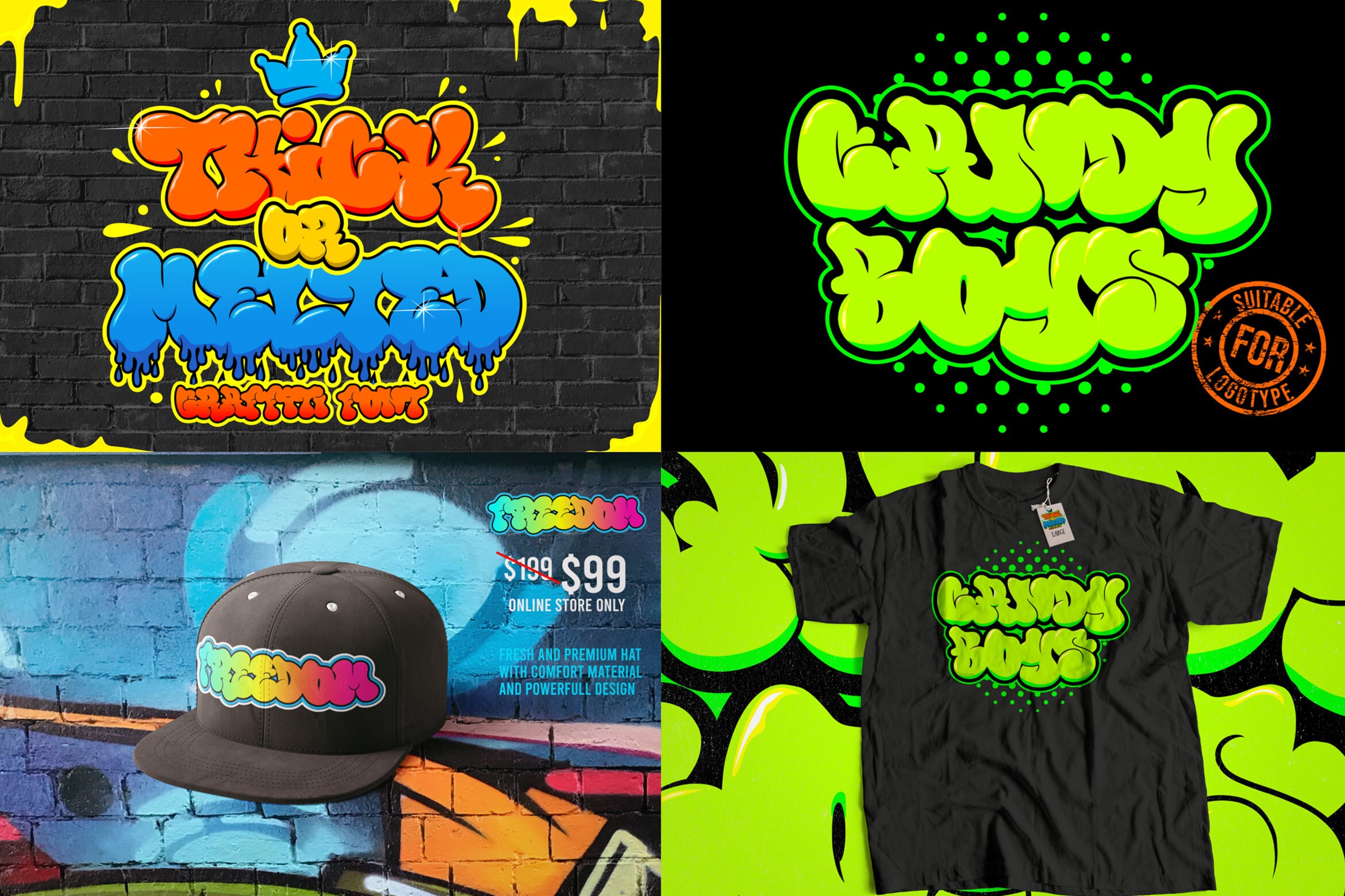 Bubble Graffiti Alphabet - Graffiti Font SVG, Game Font, Urban Font ...