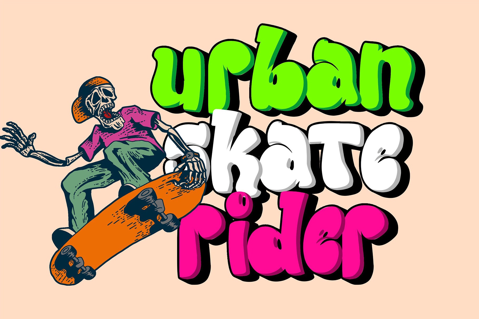 Urban Maxim Graffiti Font 3d Layered Graffiti Logo Font - Etsy