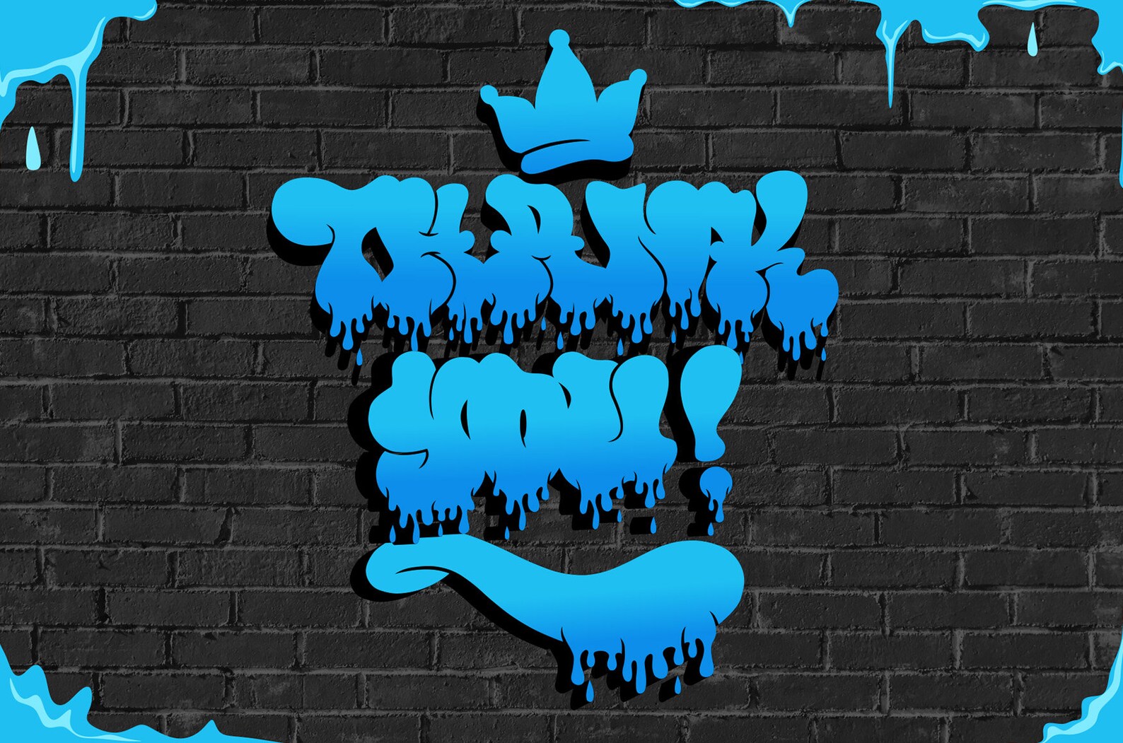 Thick or Melted Graffiti Font, Vintage Font, Logo Font, Canva Font ...