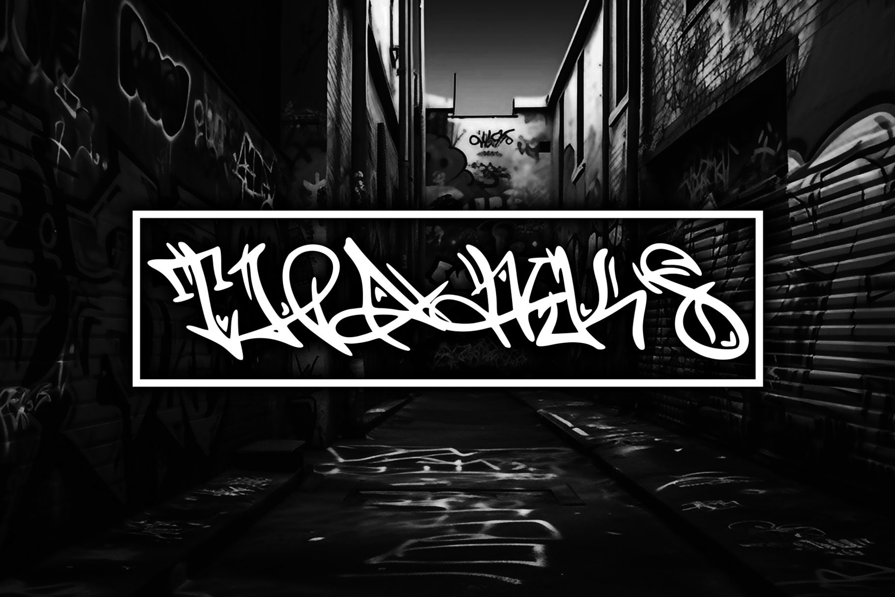 Trisula Street Graffiti Font, Airbrush Font, Graffiti Alfhabet, Canva ...