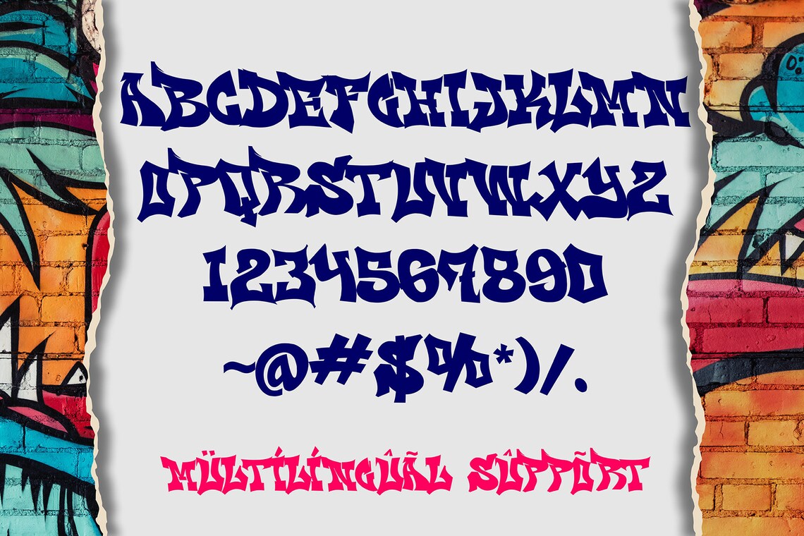 Wild Graf Graffiti Font, Grafitti Font, Logo Font, Canva Font, Branding ...